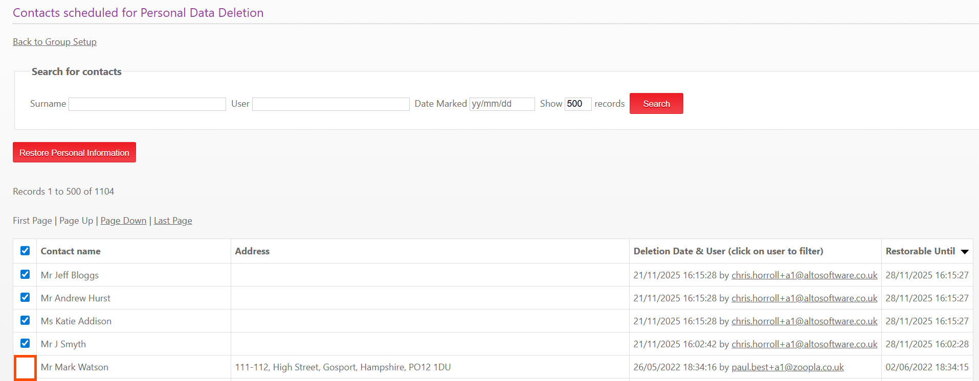 Bulk deletion: What deleted records look like, and how to rollback – Alto