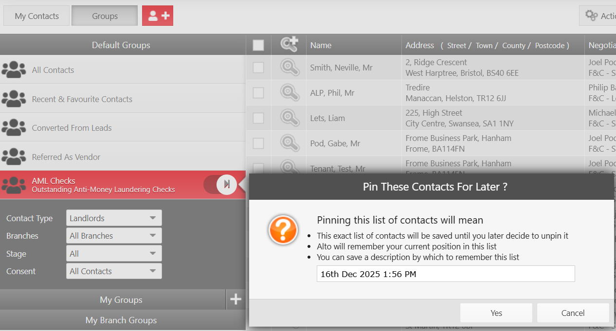 Conducting Anti-Money Laundering (AML) checks with SmartSearch – Alto